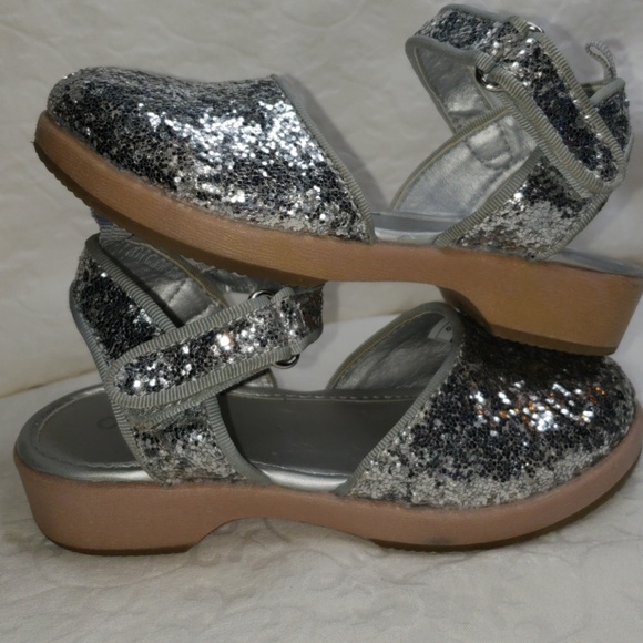 OshKosh B'gosh | Shoes | Osh Kosh Glitter Wedge Mary Janes Sz 8 | Poshmark